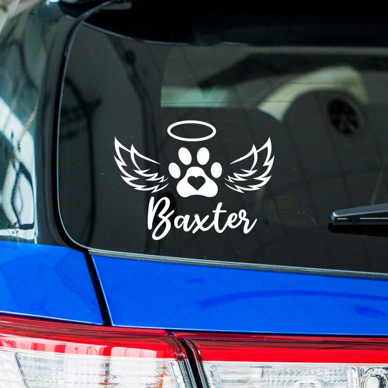 Dog Memorial Decal - Etsy