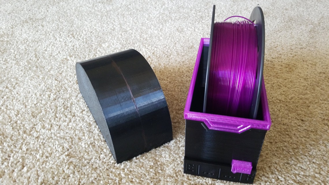 Filament Storage Box, Round Top With Fuel Gauge. - Etsy