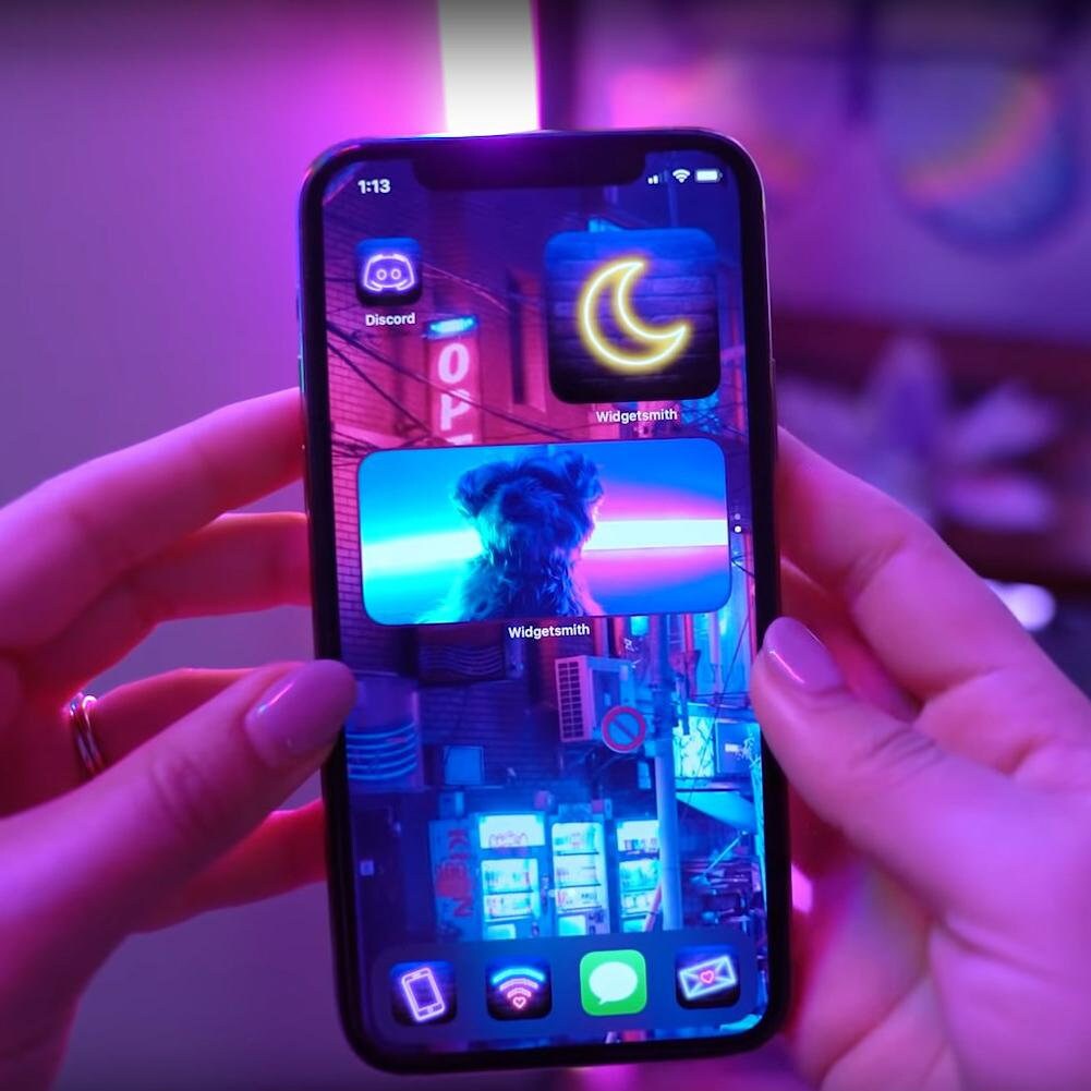 IOS 14 Neon Icon & Widget Pack Digital Download | Etsy