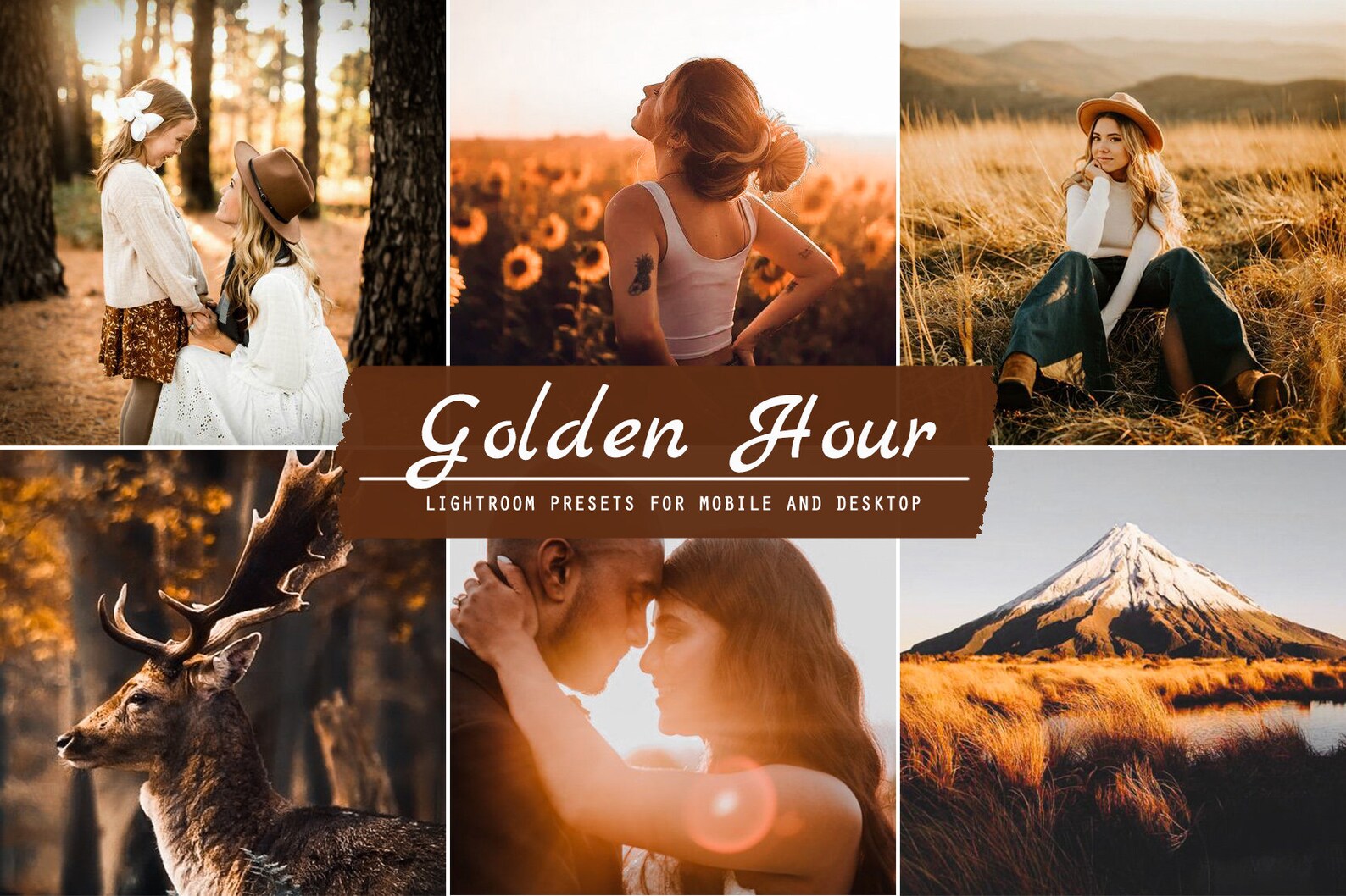 10 Mobile & Desktop Golden Hour Lightroom Presets | Instagram Presets ...