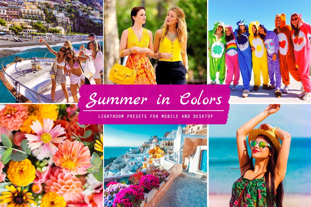 10 Mobile & Desktop Summer in Colors Lightroom Presets | Instagram ...
