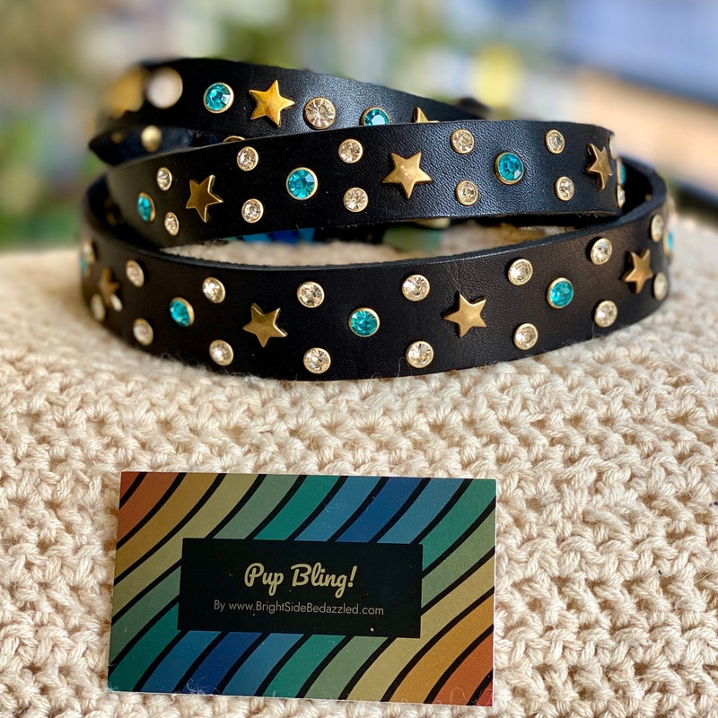 Rhinestone Dog Collar - Etsy