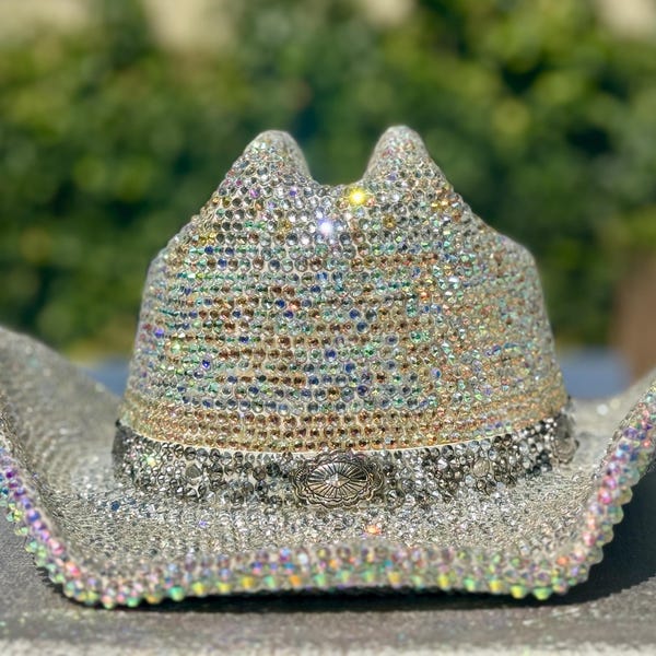 Rhinestone Cowboy Hat - Etsy
