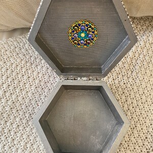 Beautiful Bejeweled Jewelry Box /elegant Silver and Clear - Etsy