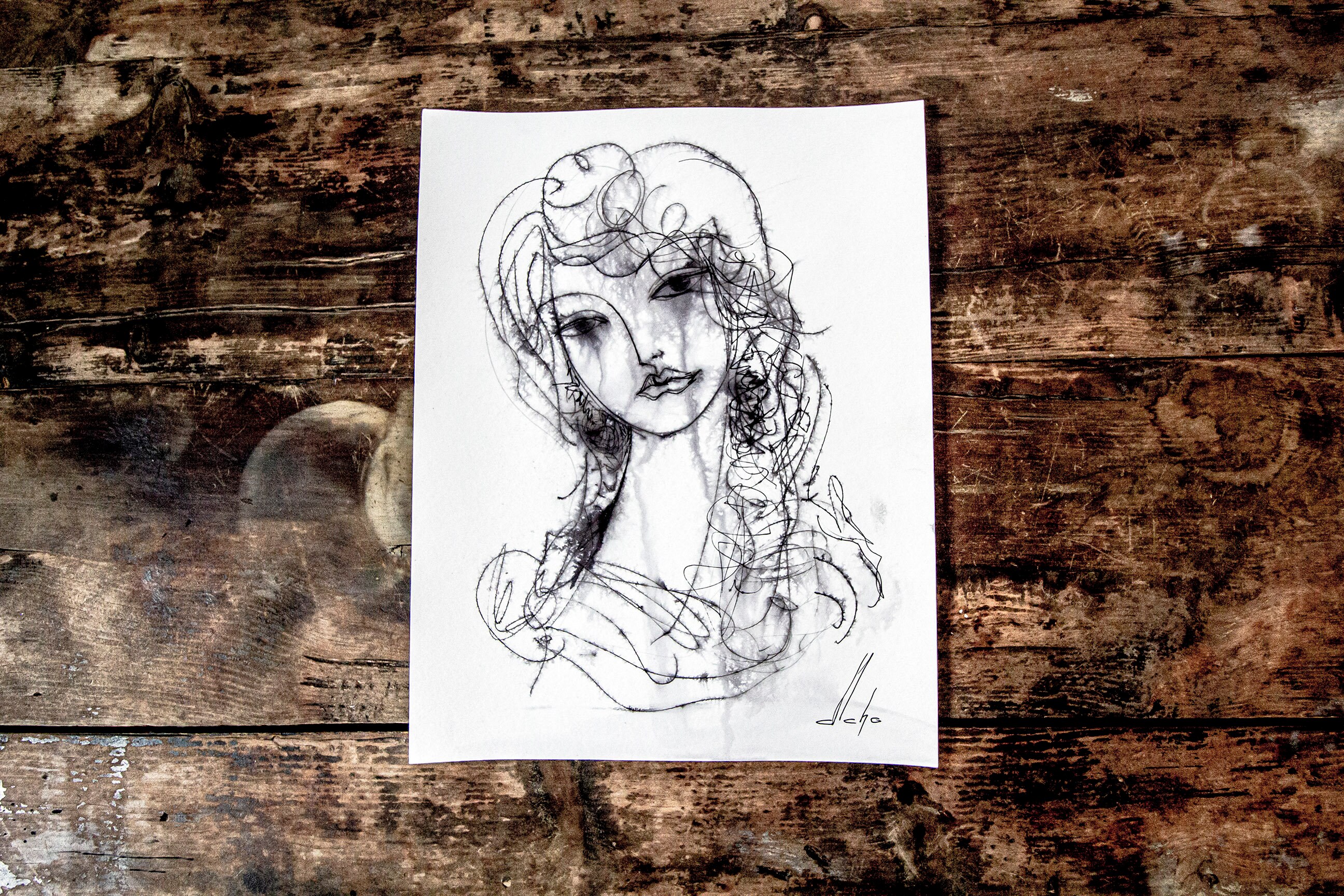 Contemporary Art Drawing