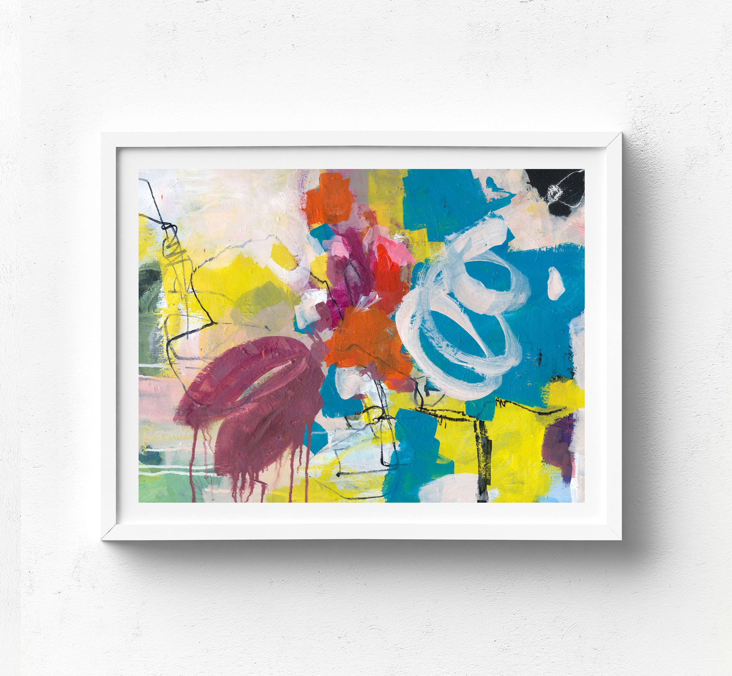 Abstract Art Print 013 Limited Edition Signed Print Painting - Etsy