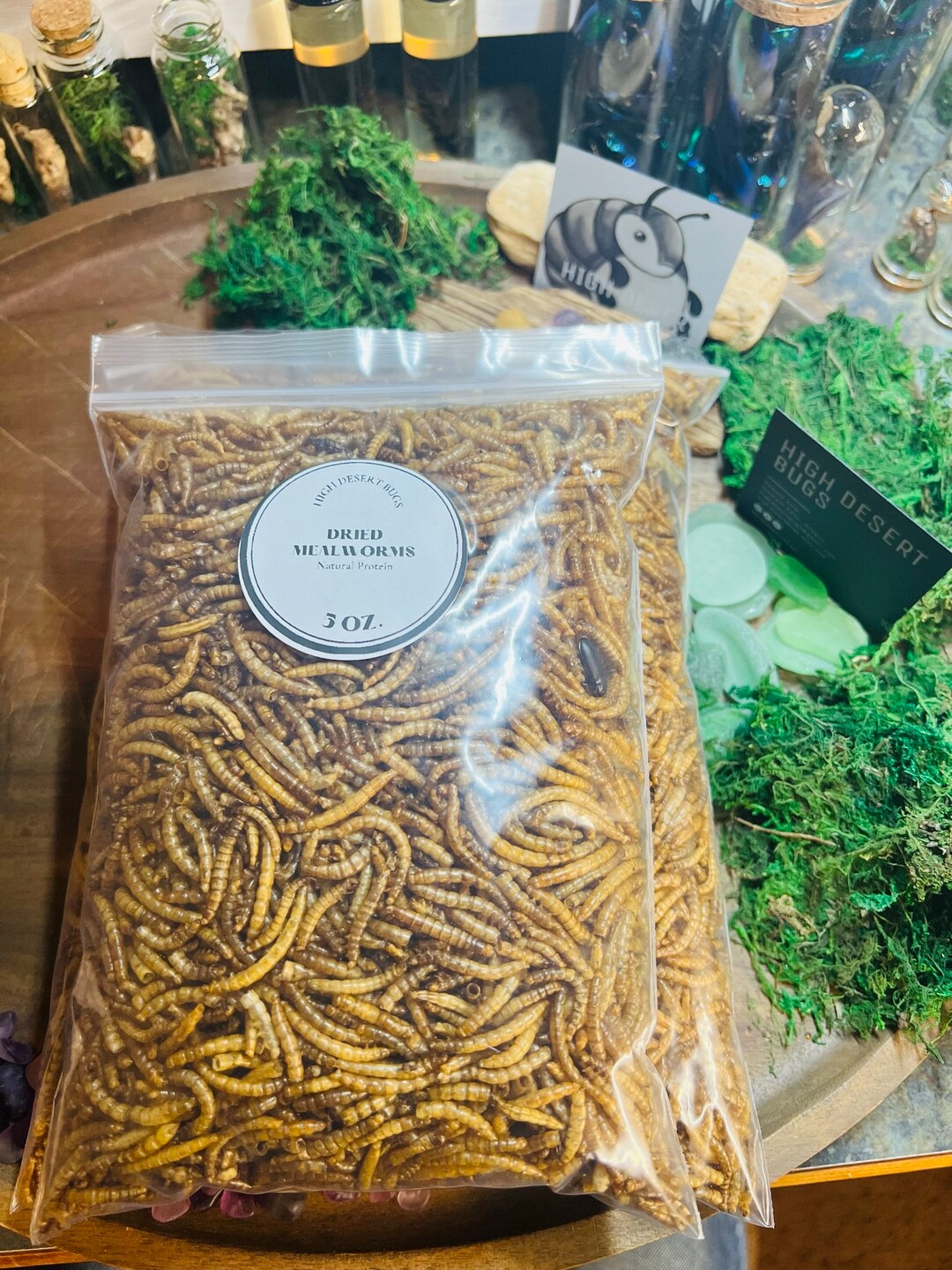 Freeze Dried Premium Mealworms Healthy Snack for Chickens and Backyard ...