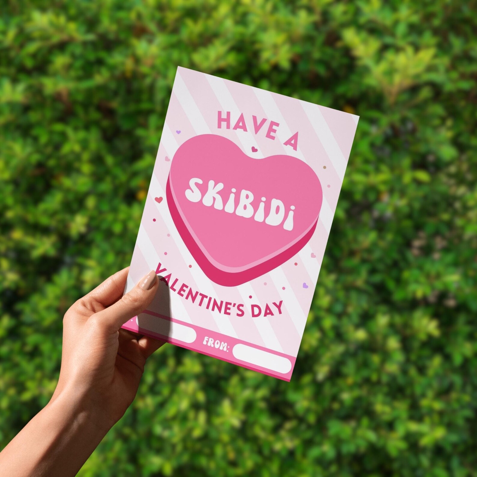 Slang Valentine's Day Cards for Kids, Gen Z Alpha Teen Tween Printable ...