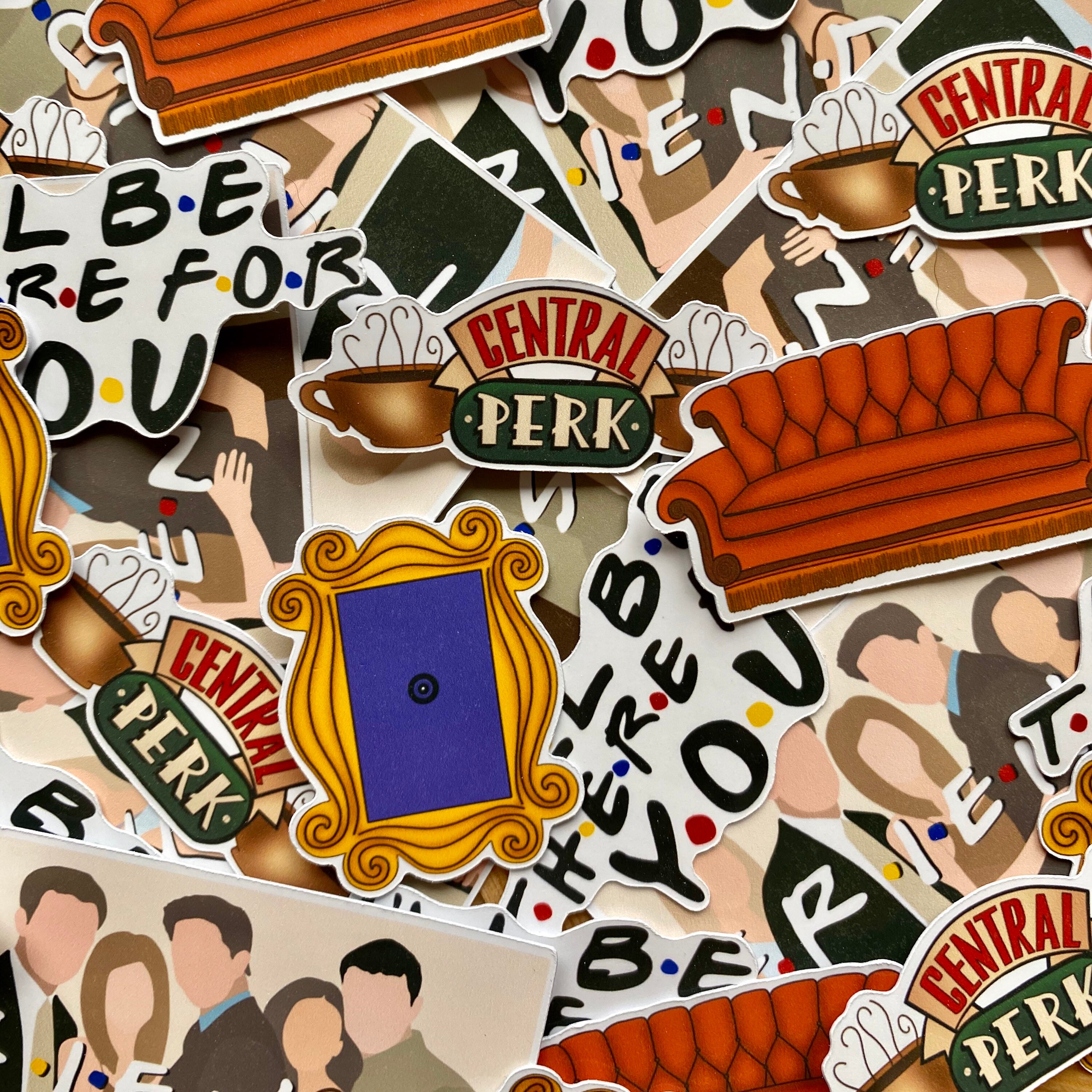 Paper, Party & Kids Pack of 5 FRIENDS Stickers Papercraft Scrapbooking ...