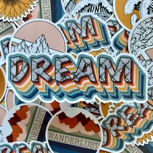 Dream Sticker Set of 5 - Etsy