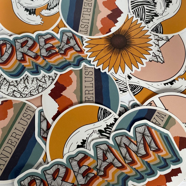 Dream Sticker Set of 5 - Etsy