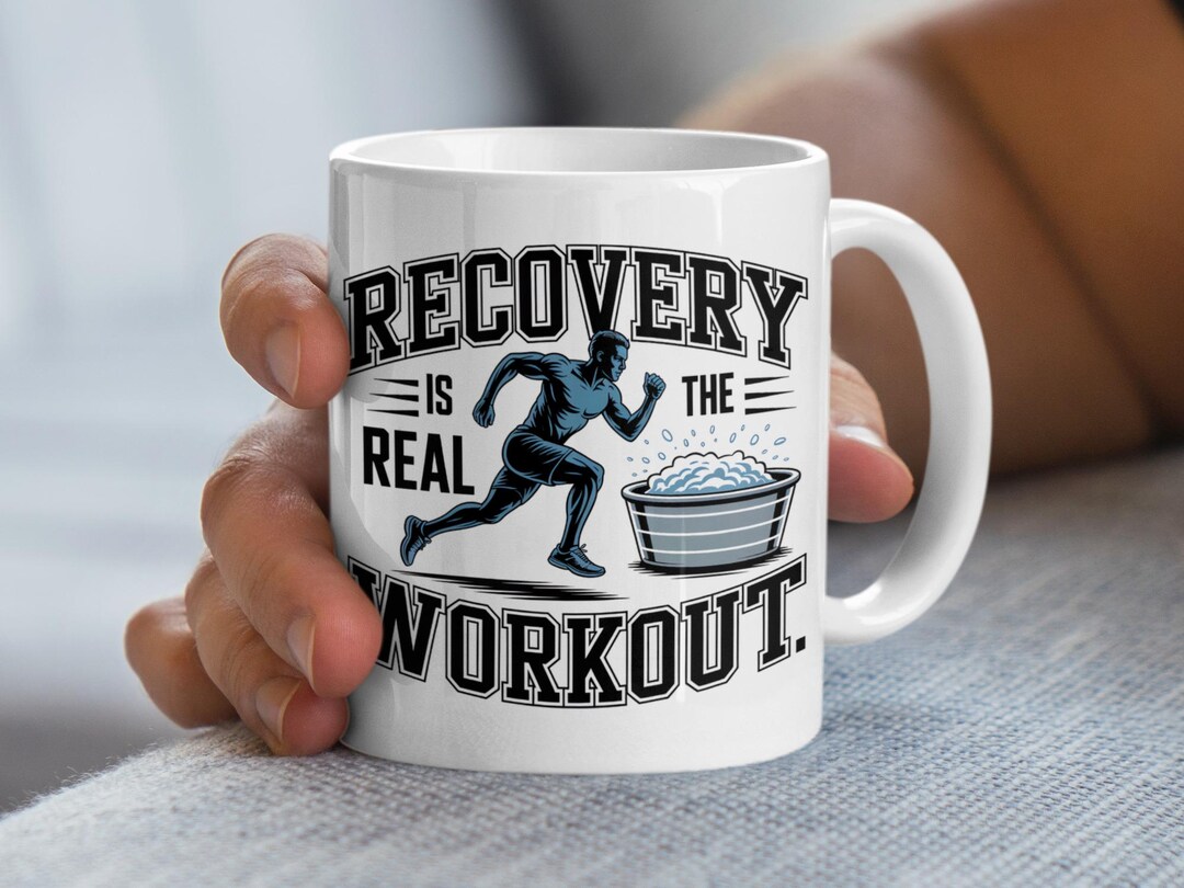 Recovery is the Real Workout Mug, Cold Plunge Athlete Gift - Etsy