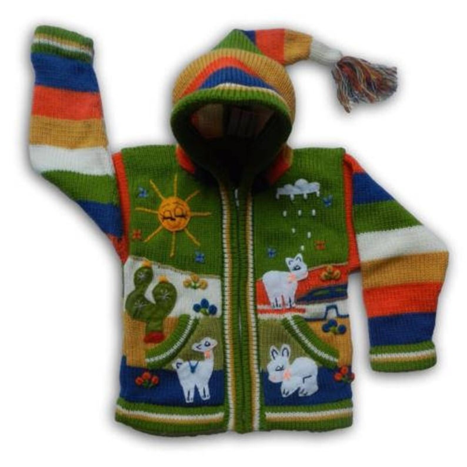 Kids Wool Sweater Cardigan With Embroidered Details Pick Your Color - Etsy