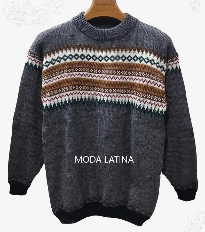 Unisex Alpaca Sweater Peruvian Ethnic Sweater Warm and - Etsy