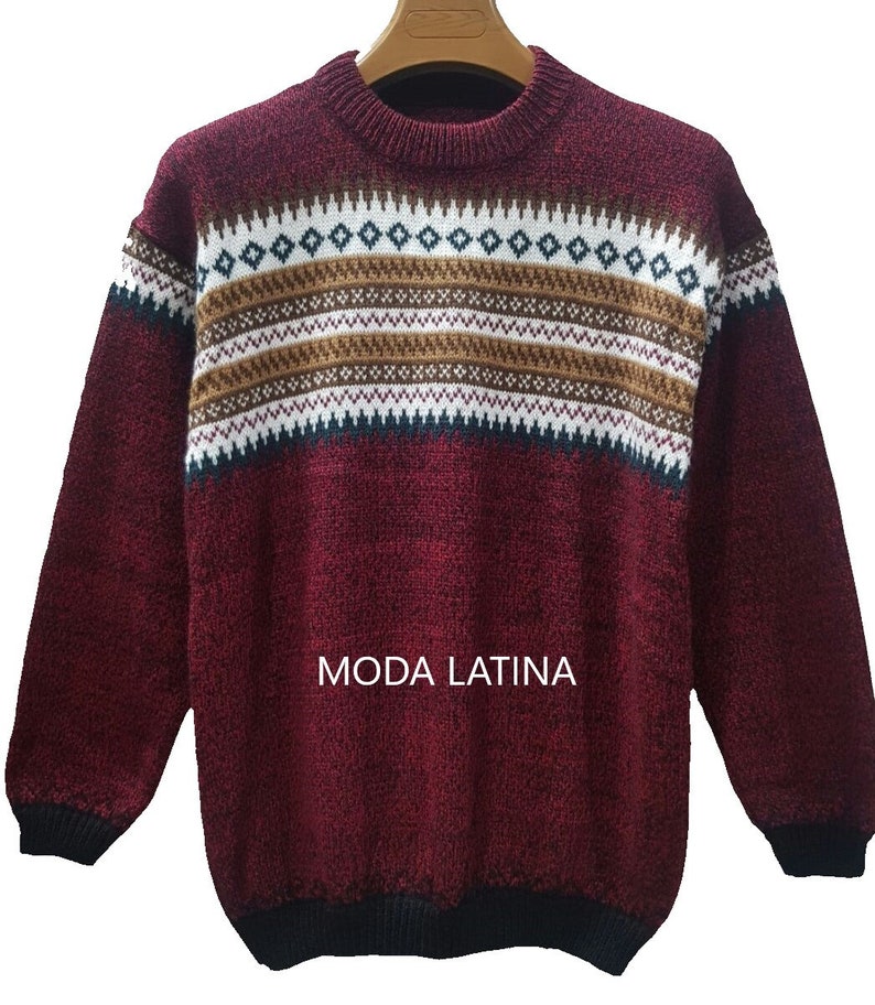 Unisex alpaca sweater peruvian ethnic sweater warm and | Etsy