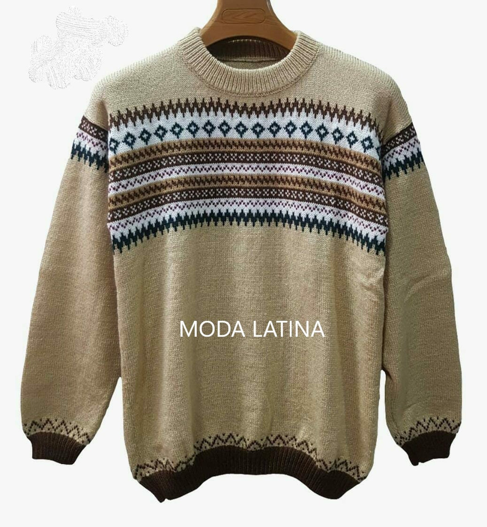 Unisex alpaca sweater peruvian ethnic sweater warm and | Etsy