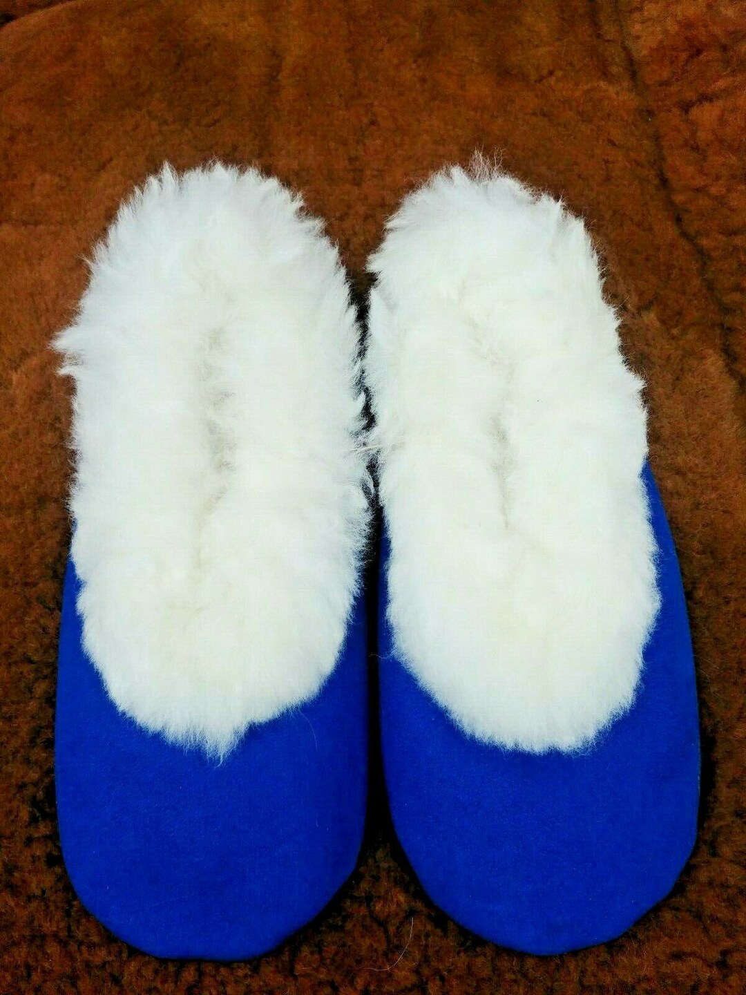 Unisex Alpaca Blue Slippers - All Sizes Available - Etsy