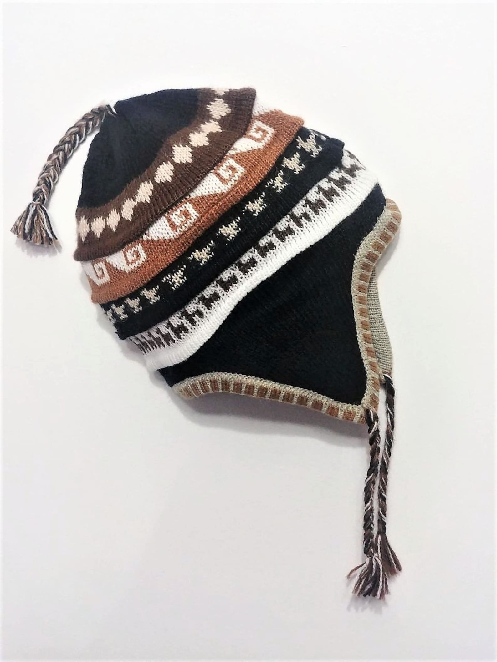 Unisex Peruvian Alpaca Hat With Earflaps 100% Lining Soft - Etsy UK