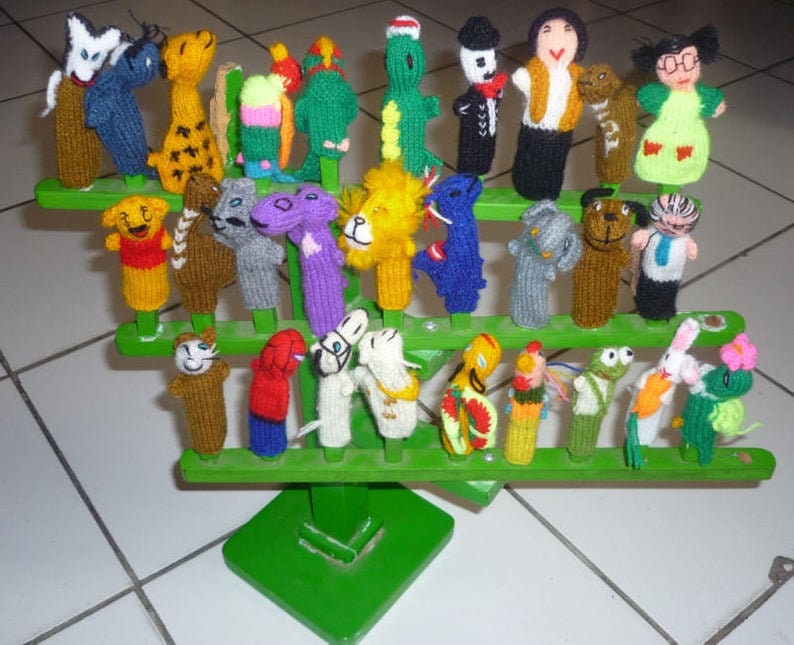 Lot of 100 Handknitted Finger Puppets Peru NEW - Etsy