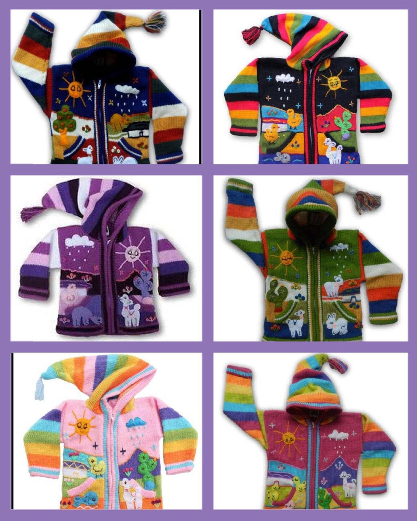 Kids Wool Sweater Cardigan With Embroidered Details Pick Your Color - Etsy