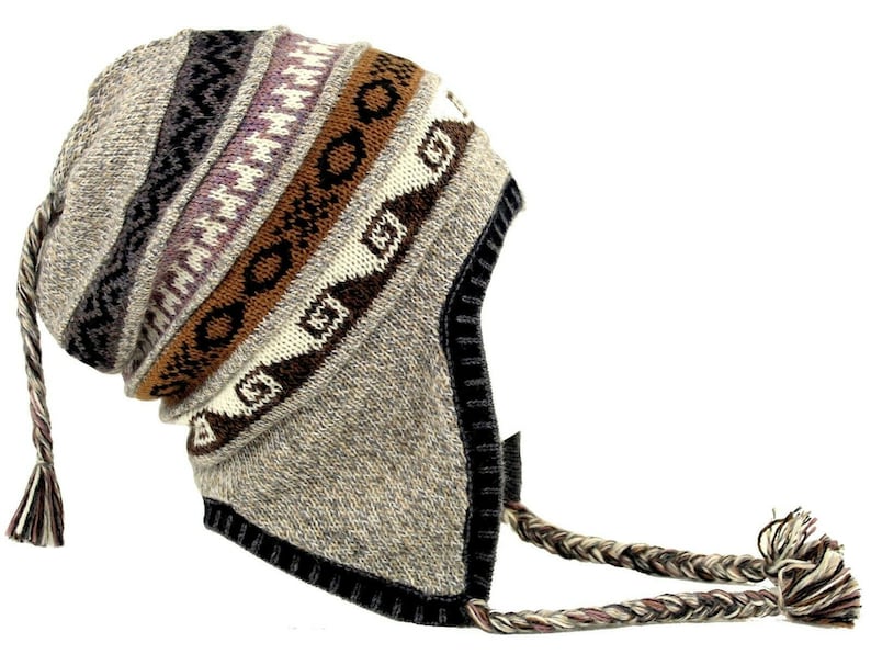 Unisex Peruvian Alpaca Hat With Earflaps 100% Lining Soft - Etsy