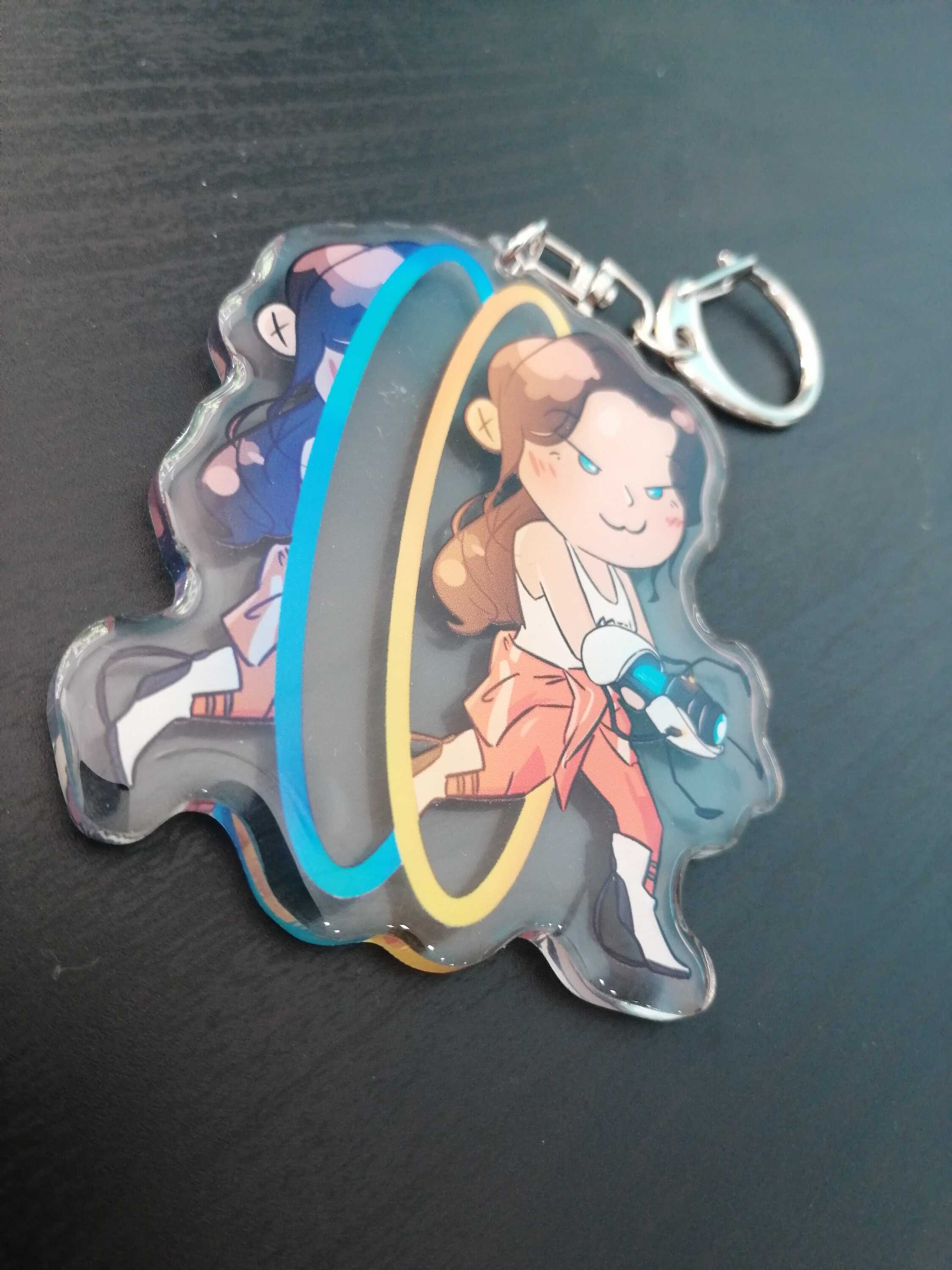 Portal 2 Keychain - Etsy