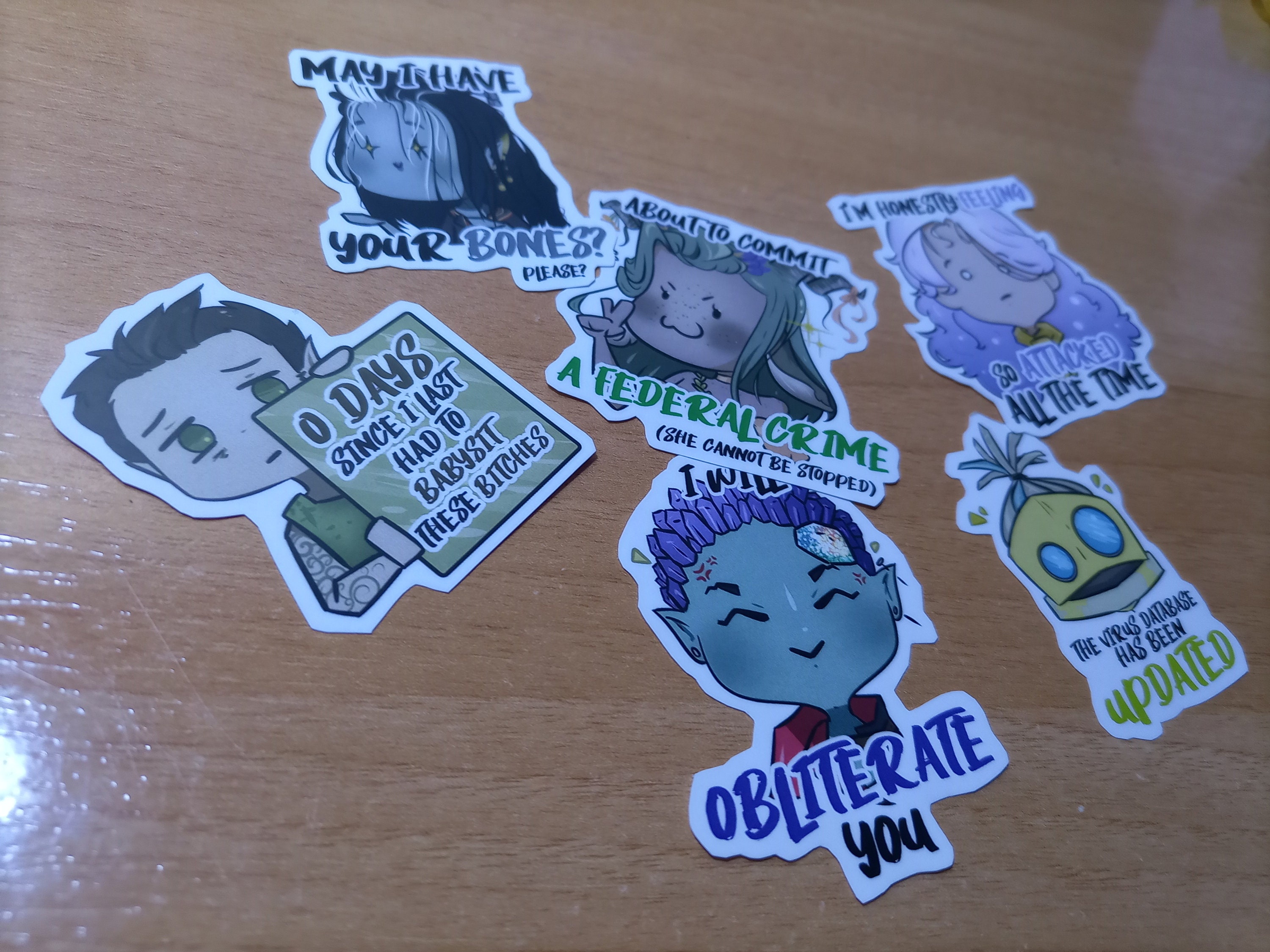 Critical Role Stickers campaign 3 & Exandria Unlimited - Etsy