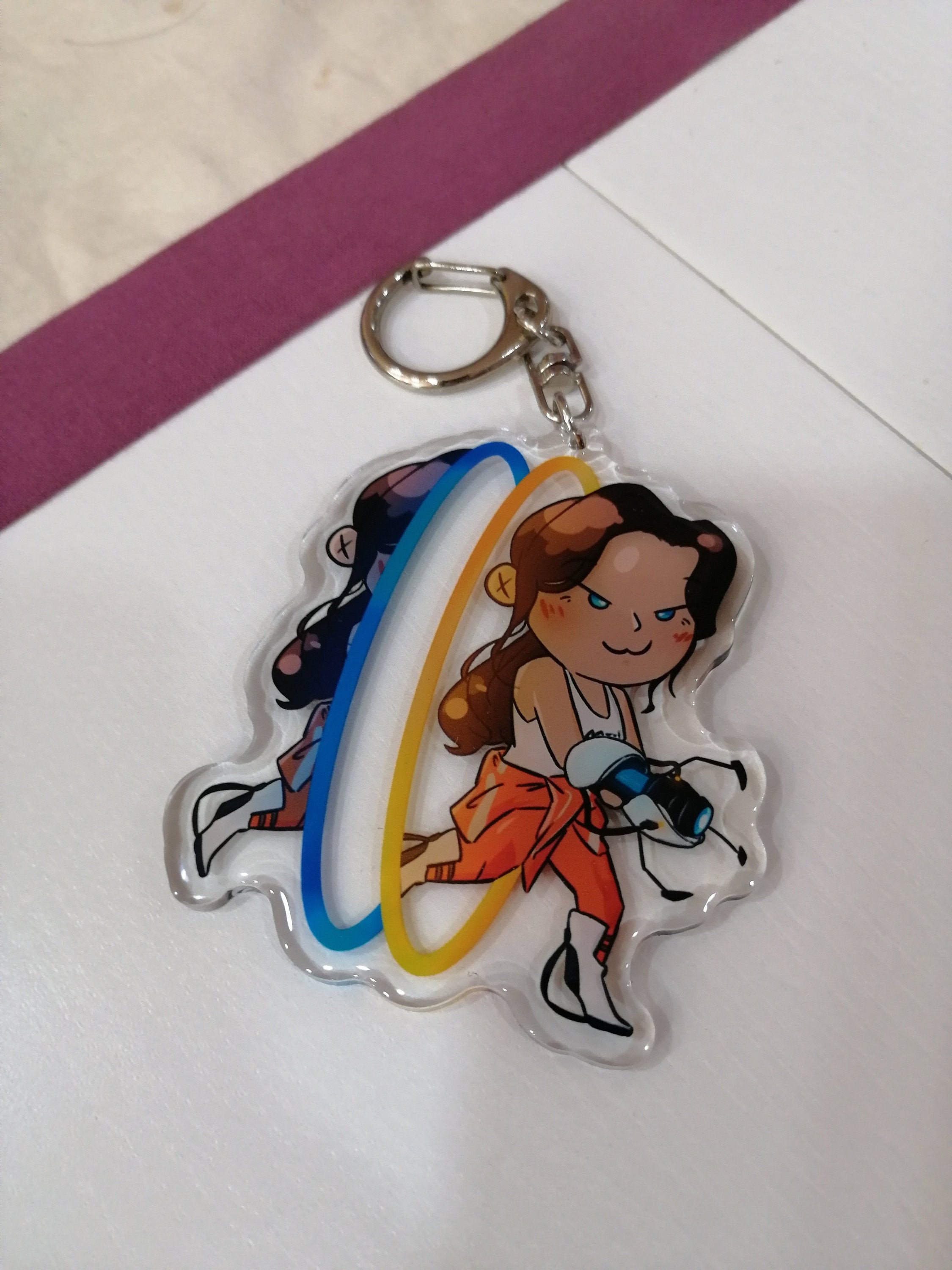 Portal 2 Keychain | Etsy