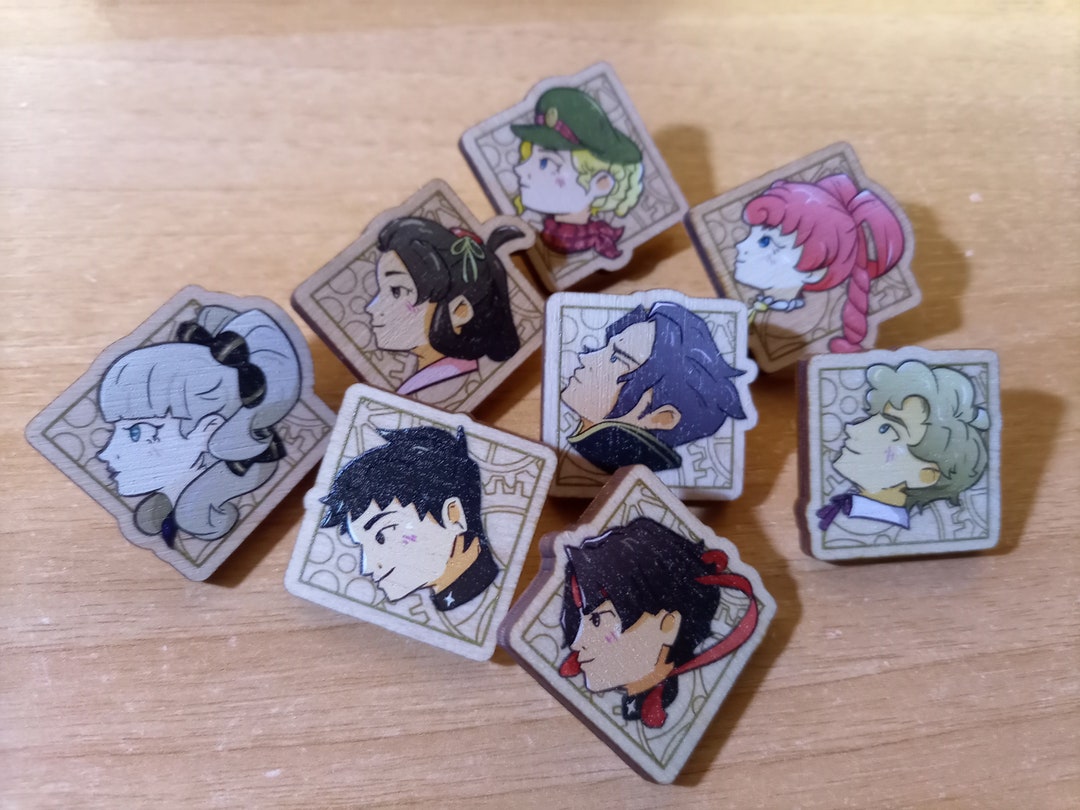 The Great Ace Attorney / Dai Gyakuten Saiban - Wooden Pins - Etsy