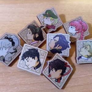 The Great Ace Attorney / Dai Gyakuten Saiban - Wooden Pins - Etsy