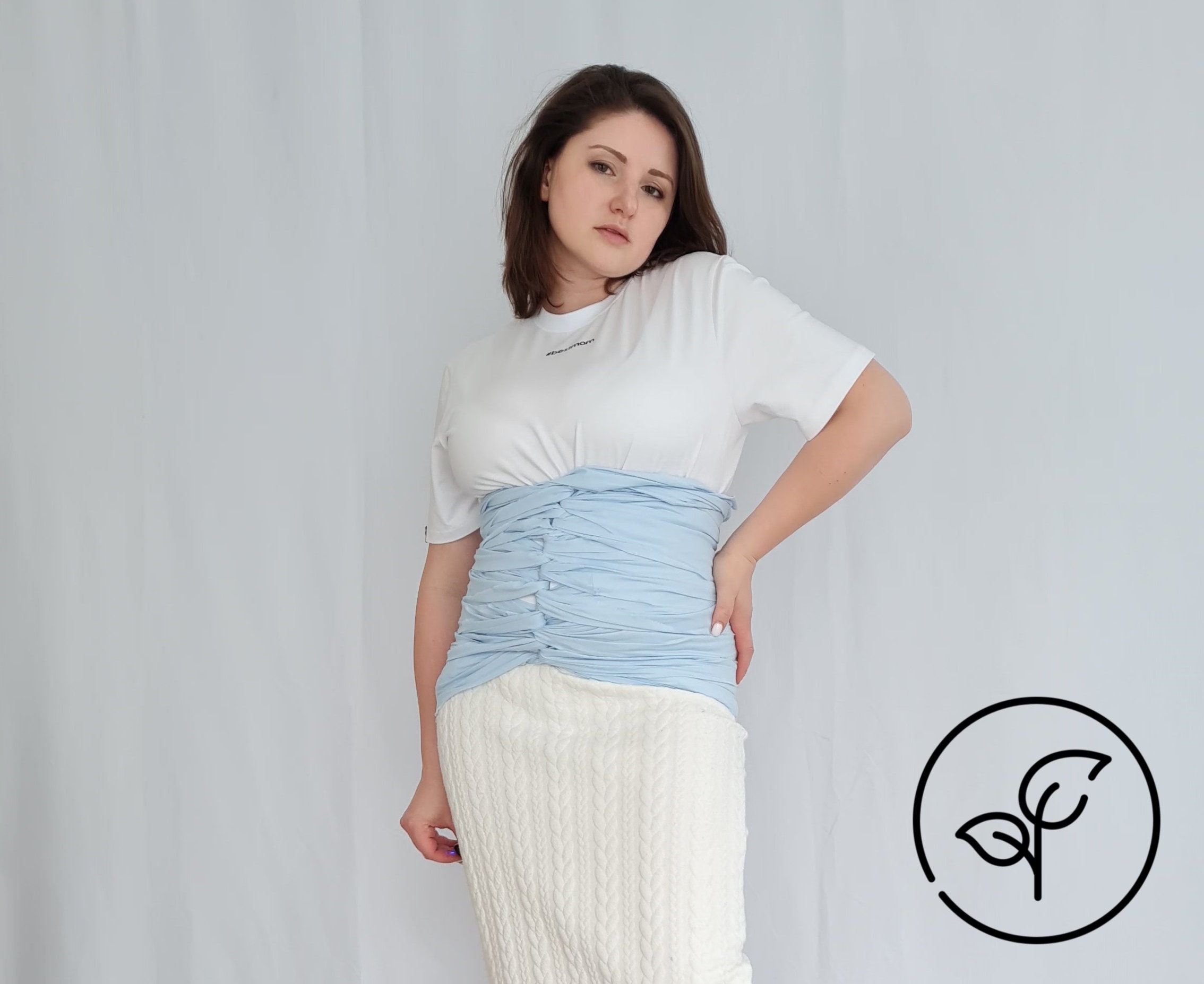 Benkung Belly Bind Premium Cotton, Postpartum Belly Wrap, New Mom Self ...