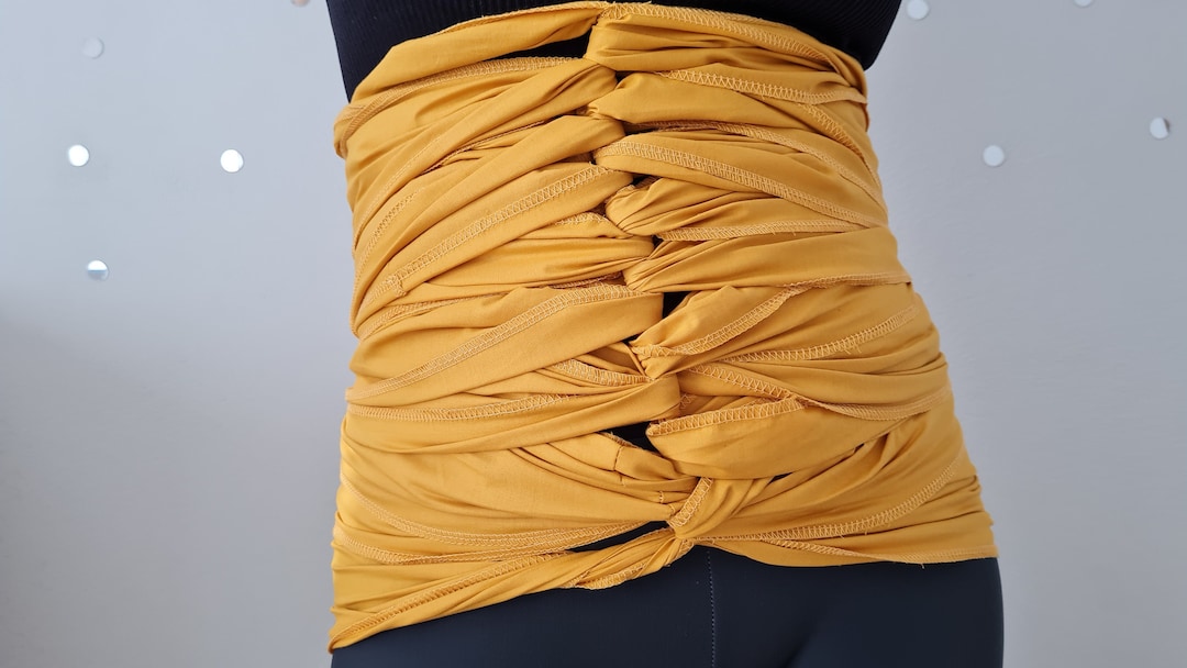 Organic Cotton Bengkung Belly Bind With Surged Edge, Organic Maternity ...