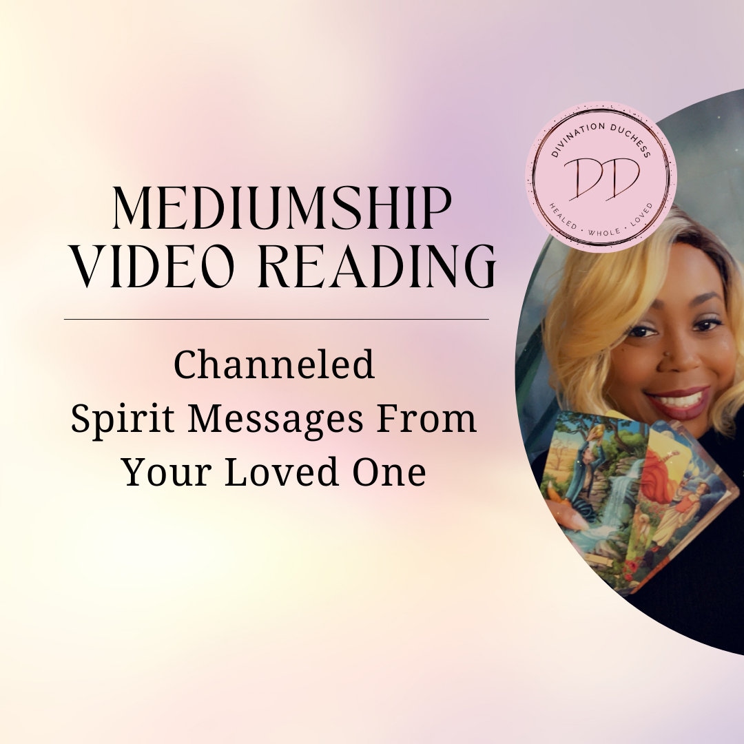 Mediumship Video Reading: Channeled Messages From Loved One - Etsy