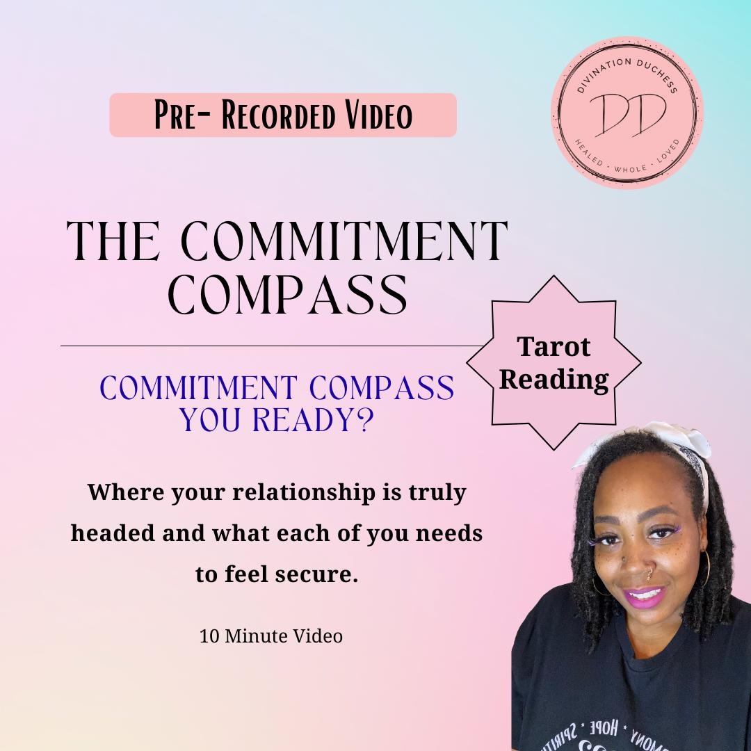 The Commitment Compass – 10 Minute Tarot & Intuitive Video Reading - Etsy