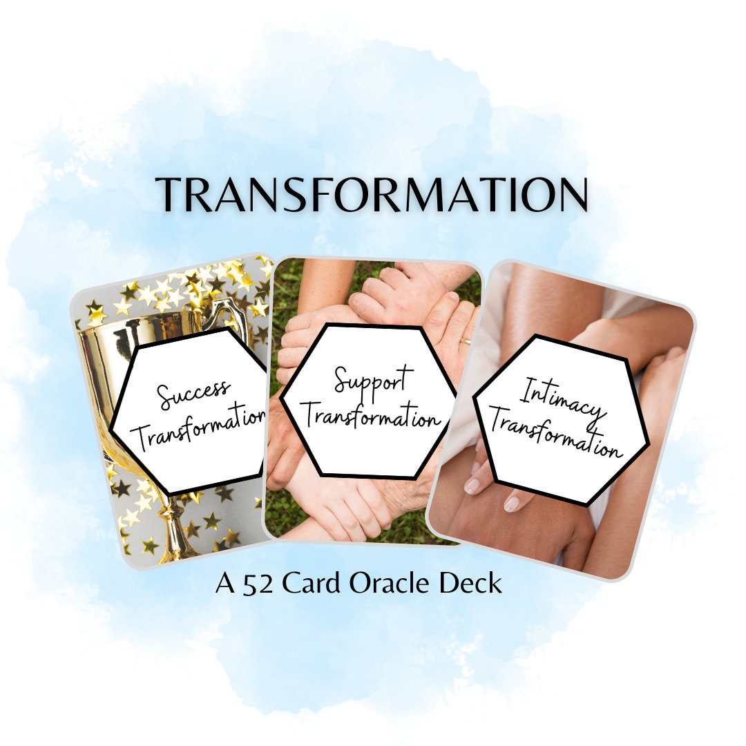 Transformation Oracle Deck - Life Changes Card Deck - Fortune Telling ...