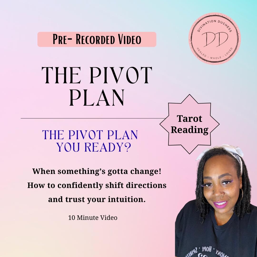 The Pivot Plan – 10 Minute Tarot & Intuitive Video Reading - Etsy