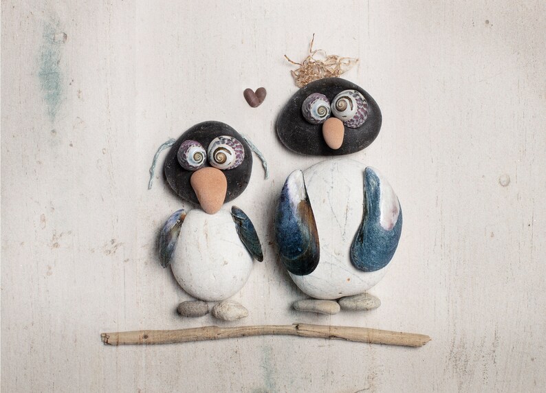Original Penguin Print Pebble Penguin Art Penguin Pebble - Etsy