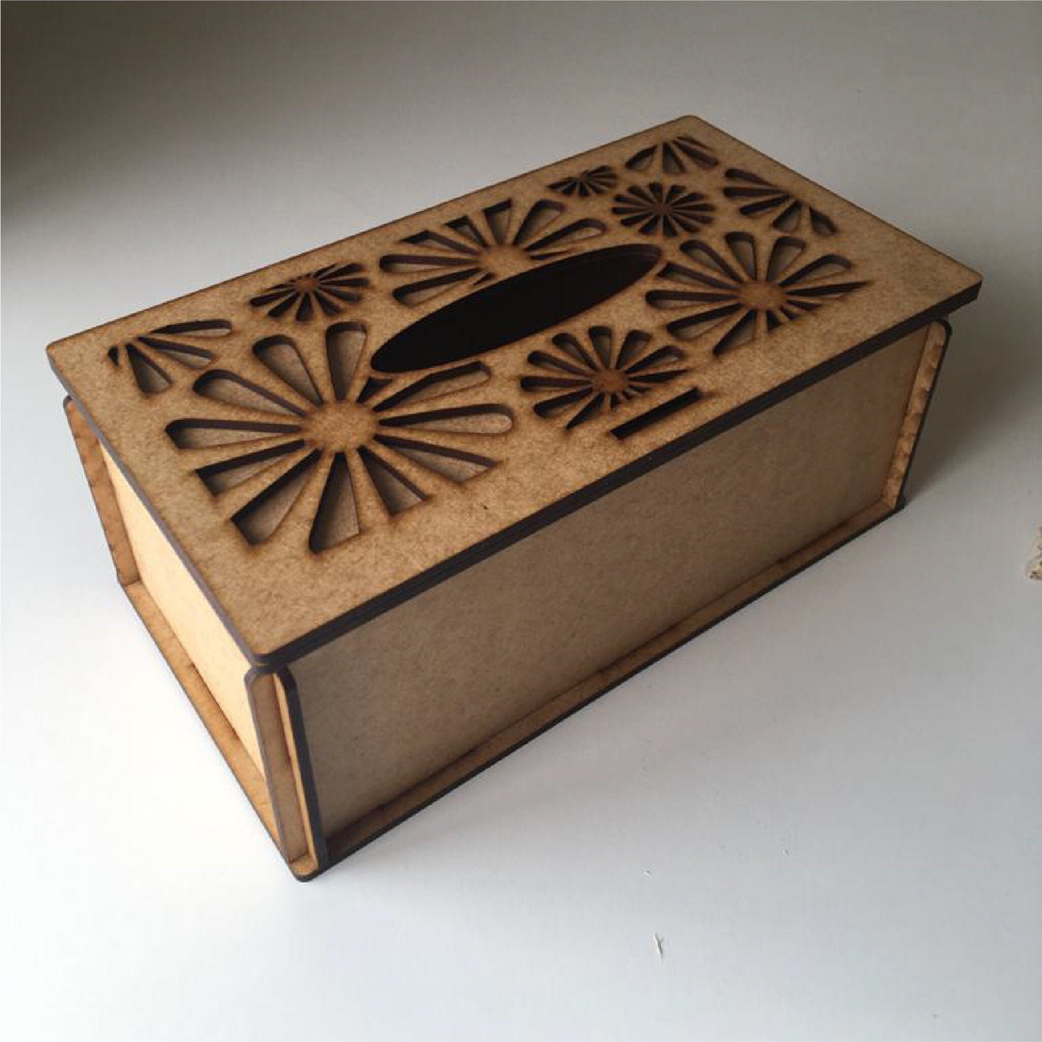 Tissue Box Holder, Laser Cut Template, Laser Cutting File, Laser Files ...