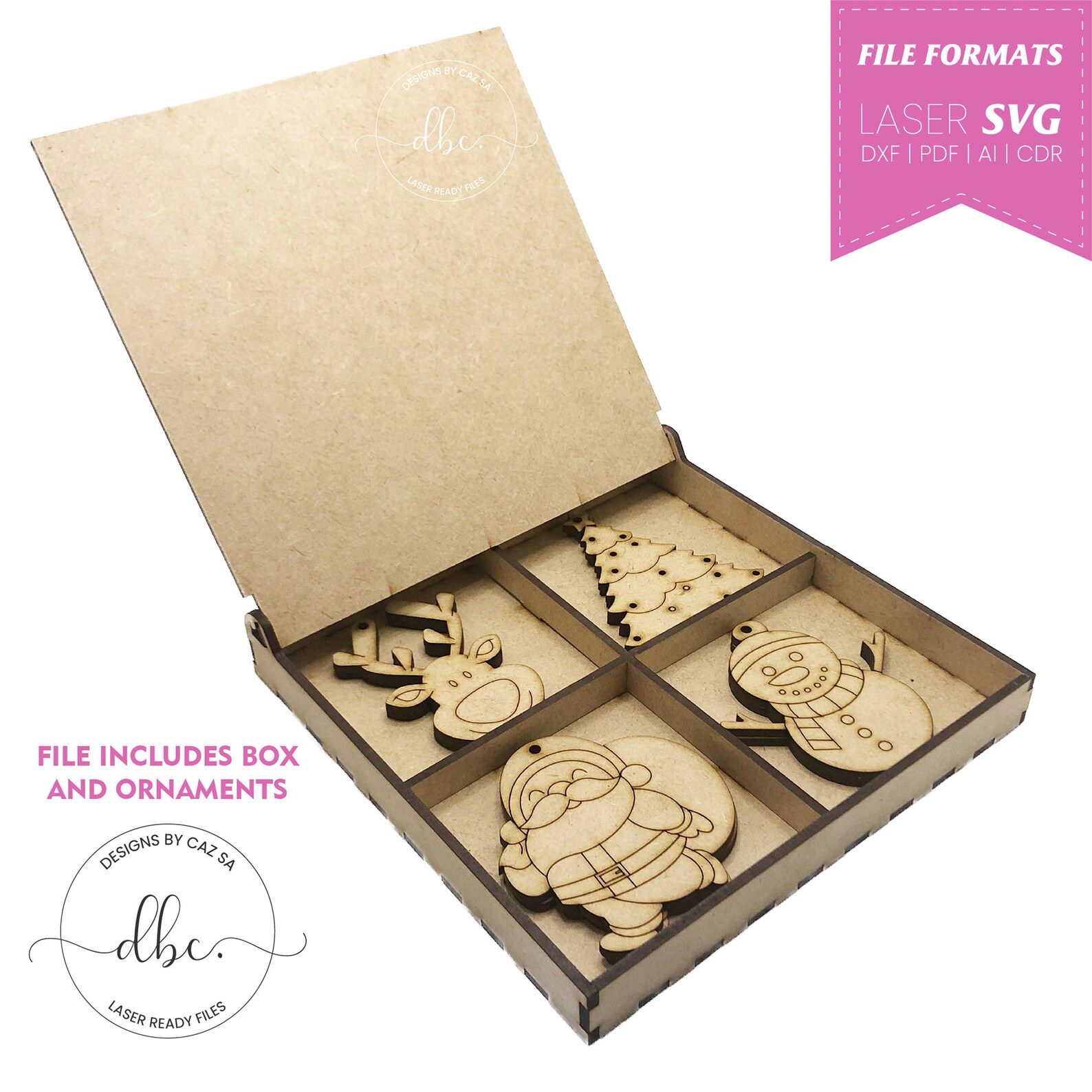 Christmas Ornament Box With Ornaments, DIY Painting Kit for Kids ...