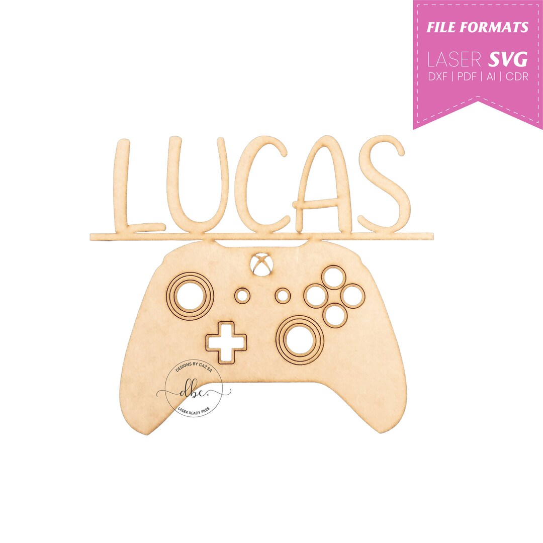 XBOX Controller Sign for Kids Room or Gaming Room Svg, Laser Cut ...