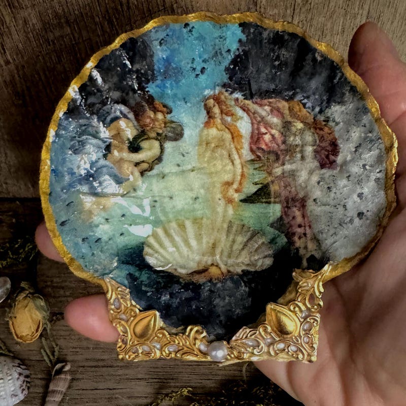 Decoupage Shells - Etsy