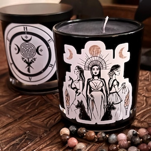 Hecate Candle/ritual Candle/hekate Candle/hecate Devotional Candle/hand ...