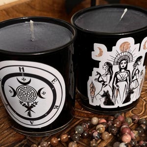 Hecate Candle/ritual Candle/hekate Candle/hecate Devotional Candle/hand ...