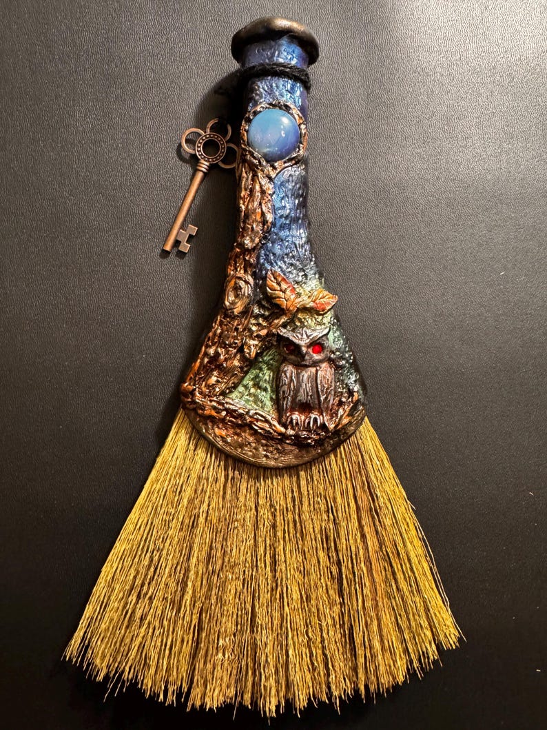 Ornate Altar Besom Broom - Witchy Ritual Decor - Etsy