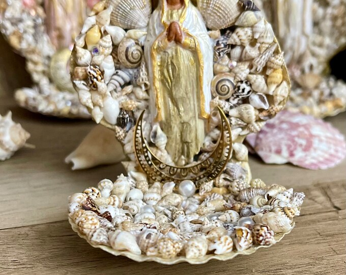 Our Lady of Angels/ Grotto Shell Shrine/ Altar Shrine/angel Shrine ...