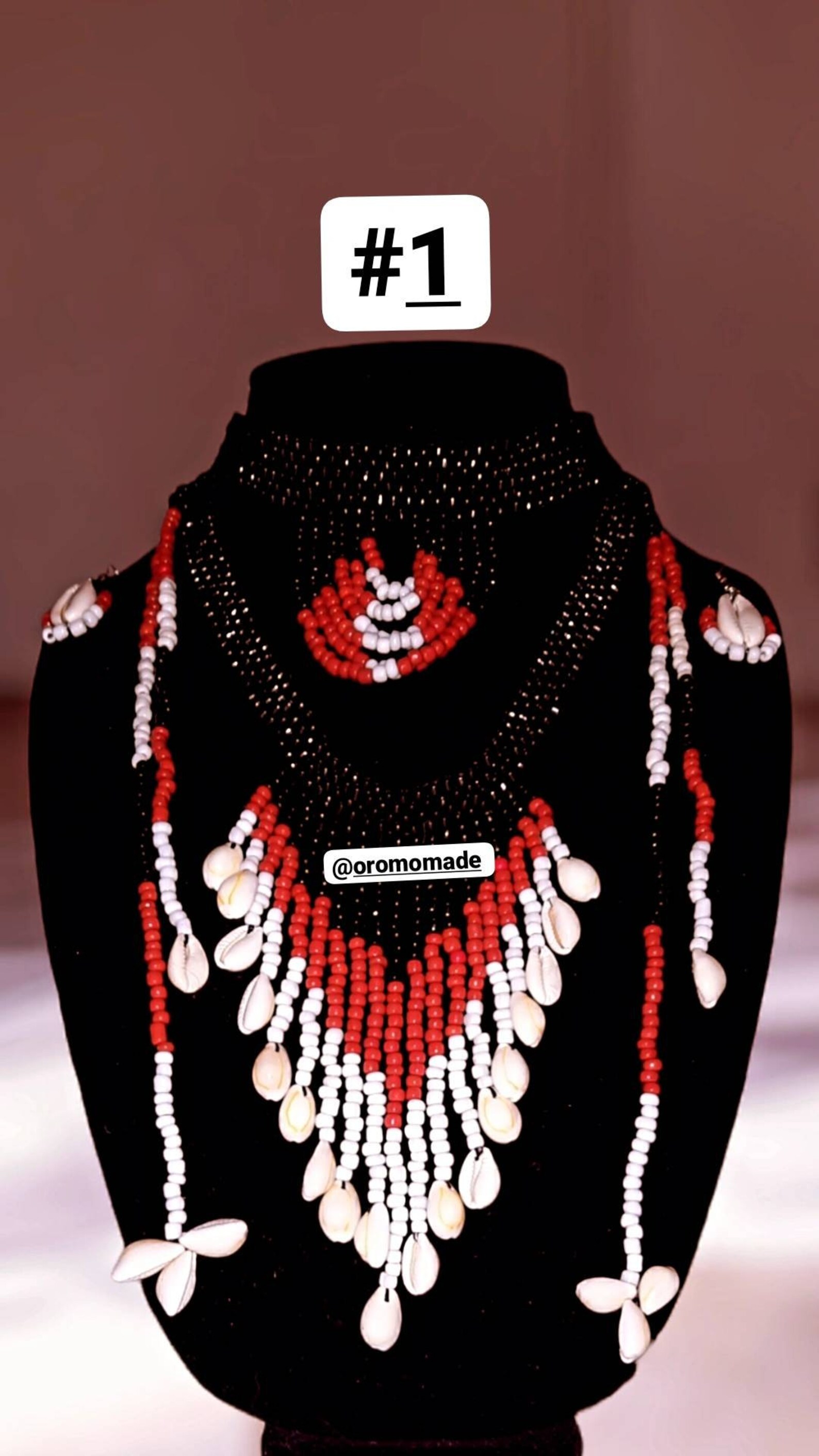 Beaded Necklace, Headpiece, & Earrings Set - Etsy