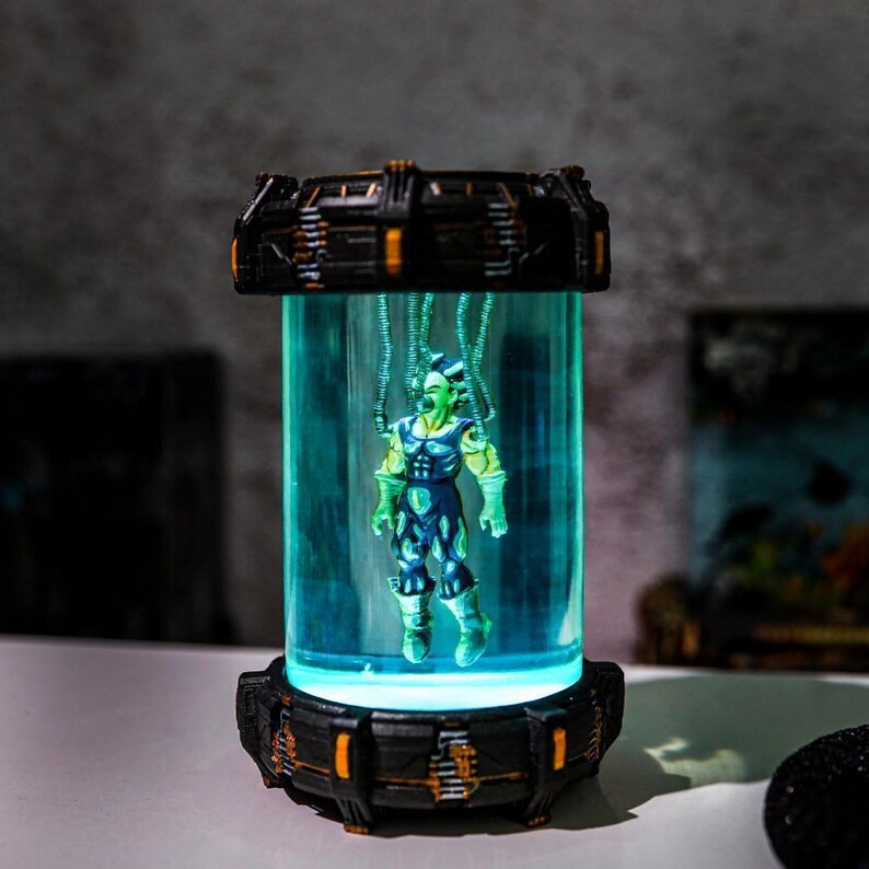 Dragon Ball Z Vegeta in a Healing Chamber Lamp, LED Anime Night Light ...