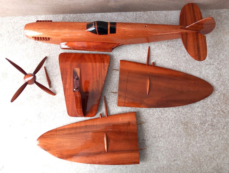 Model of the Legendary Spitfire Aircraft - Etsy