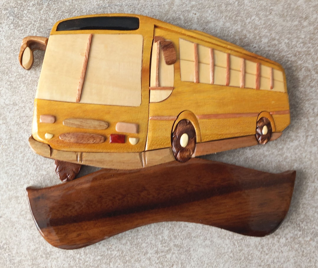 Customizable Wooden Bus Door Plate With First Name Offered - Etsy