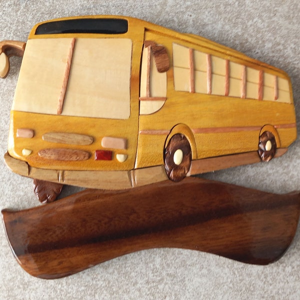 Wooden Bus - Etsy